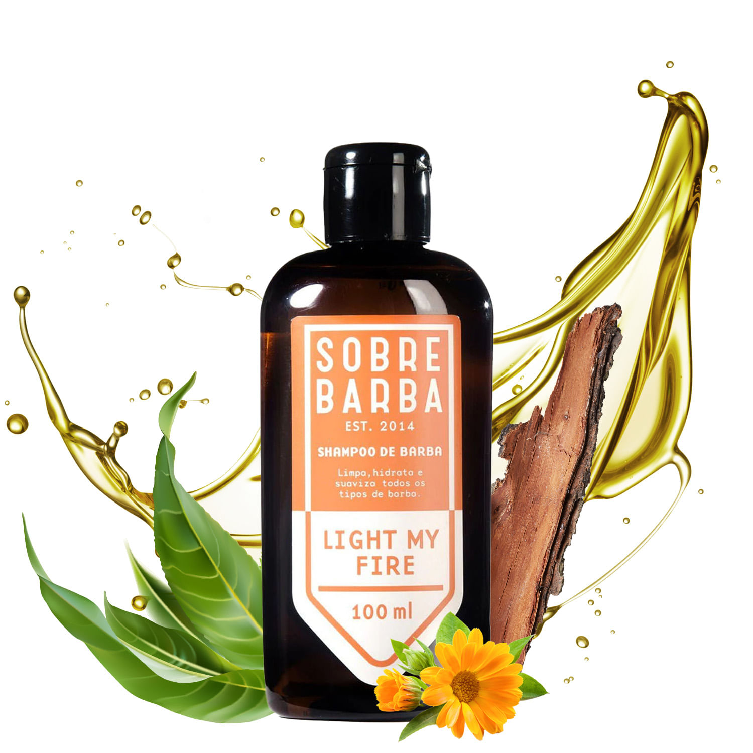 Shampoo de Barba Sobrebarba - Light my Fire 100ml - Sobrebarba