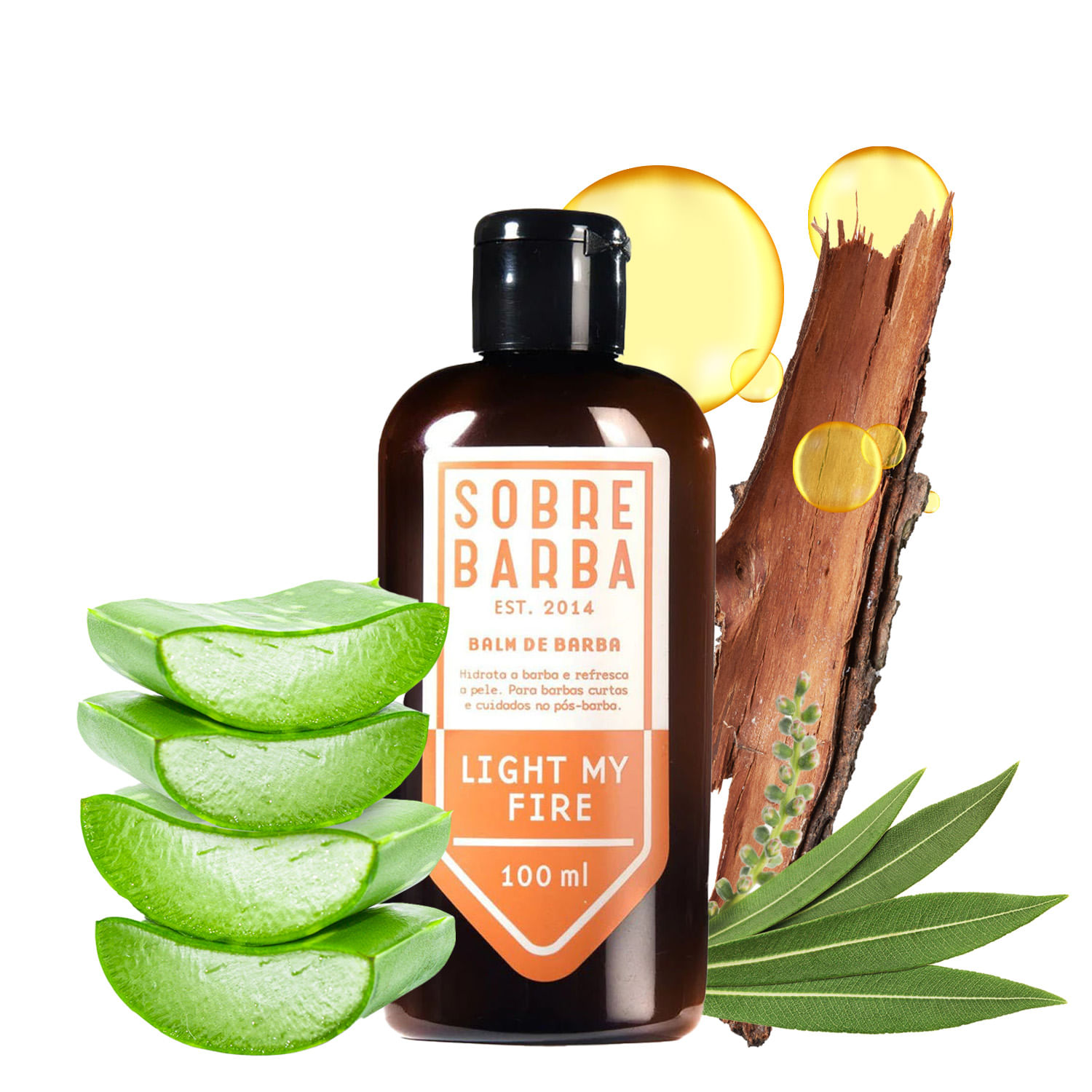 Balm de Barba Sobrebarba - Light my Fire 100ml - Sobrebarba